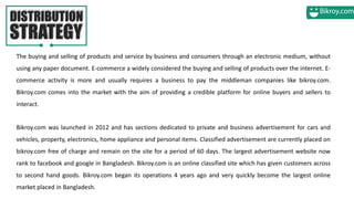 Distribution Strategy of bikroy dot com | PPT | Free Download
