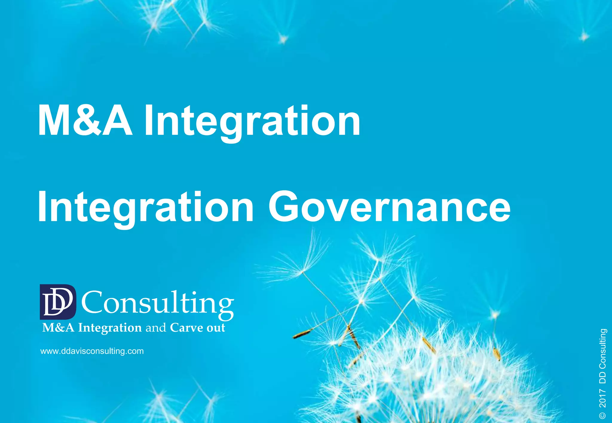 M&A integration governance | PPTX