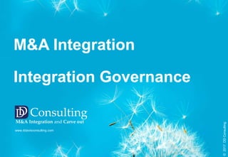 M&A integration governance | PPT