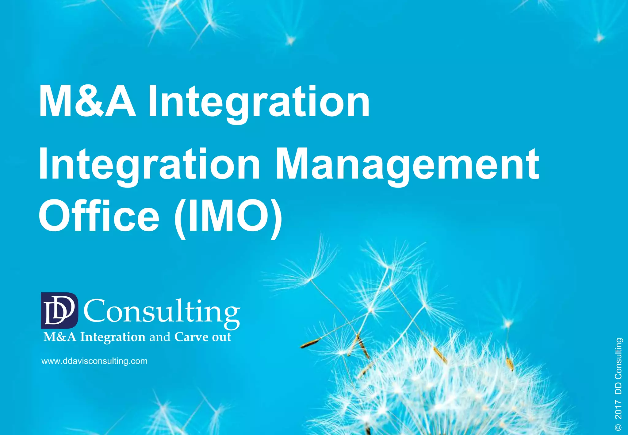 M&A integration management office | PPTX