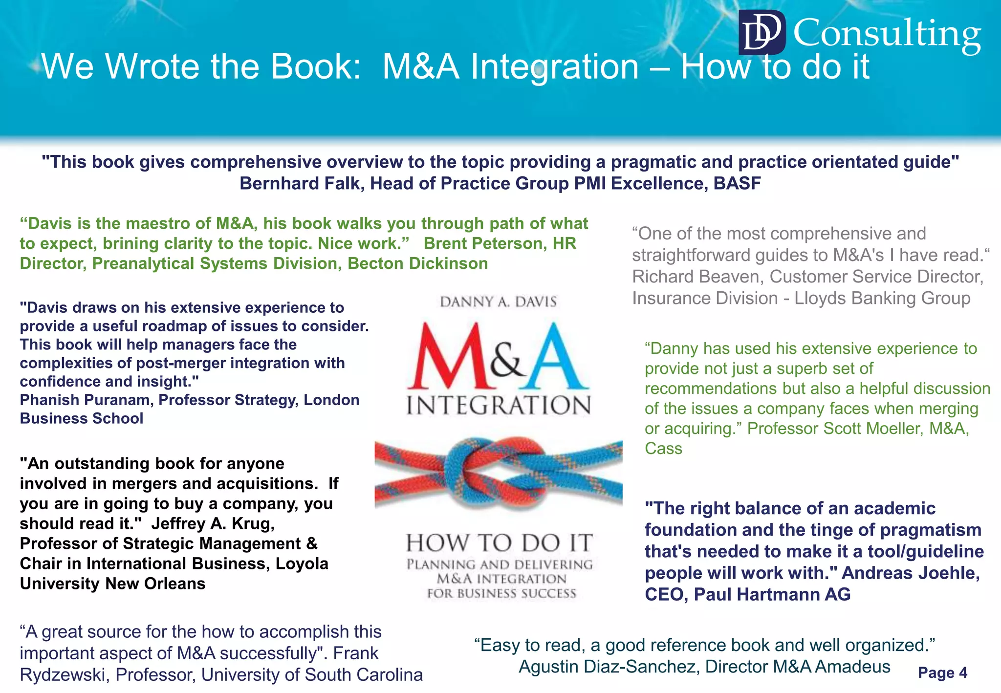 M&A integration management office | PPTX