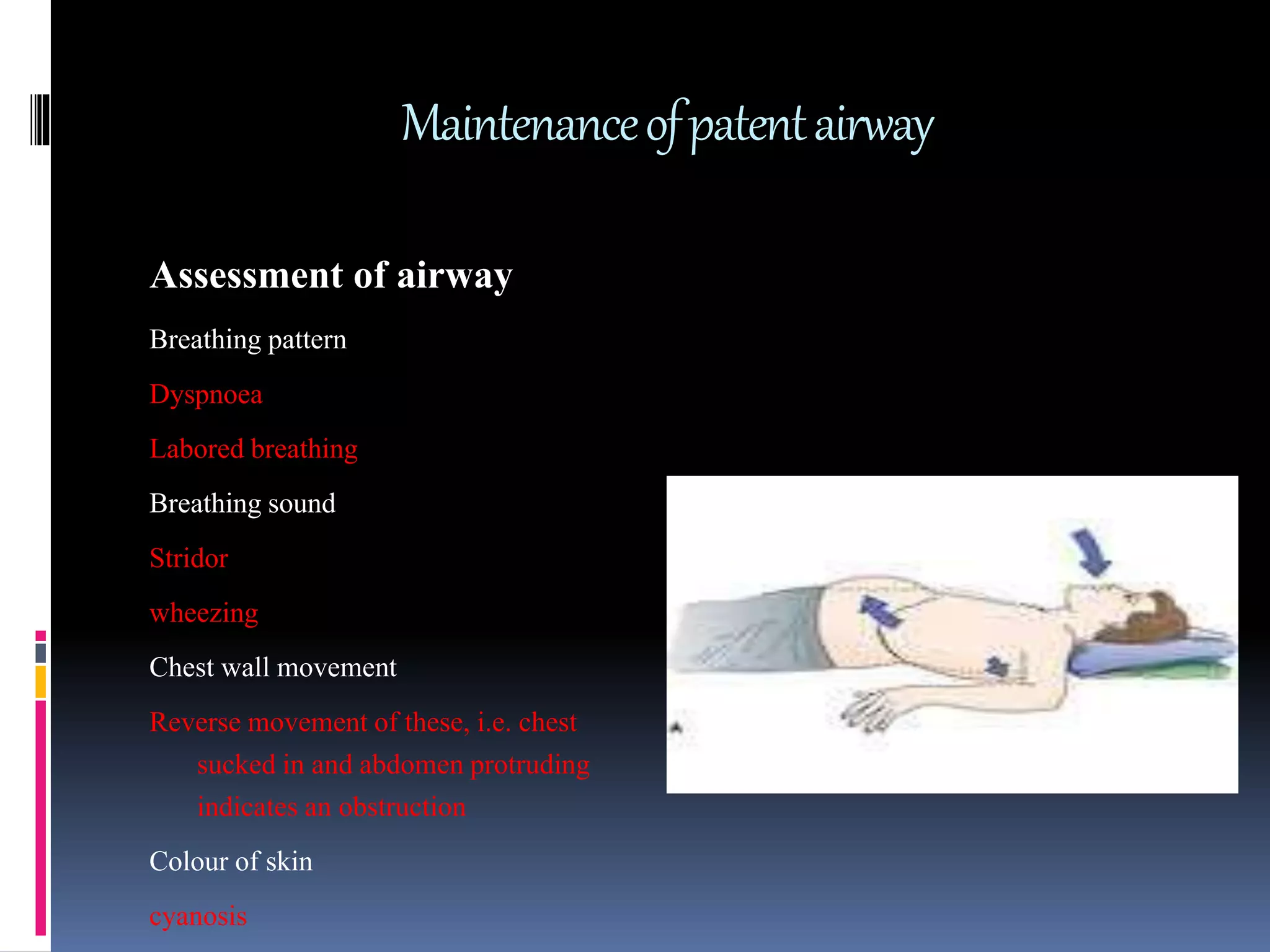 Maintenace of patent airway | PPTX