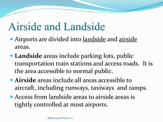 Aircraft Maintenance practices introduction | PPTX