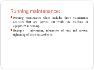 Maintenance | PPT