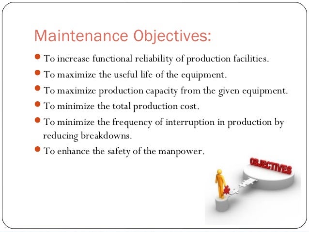 Maintenance Objectives And Targets