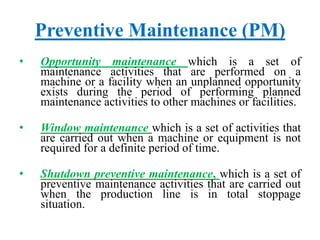 Maintenance | PPTX