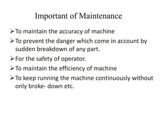 Maintenance | PPT