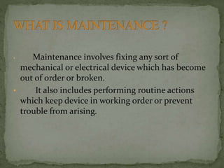 Maintenance | PPSX