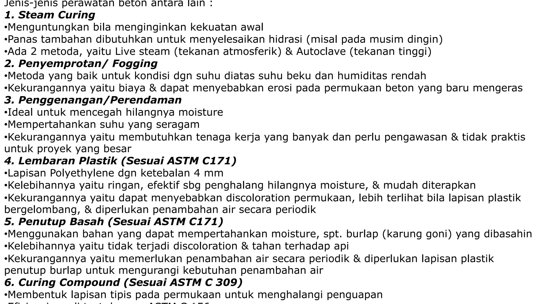 Perawatan Beton Pracetak dan Prategang | PPTX