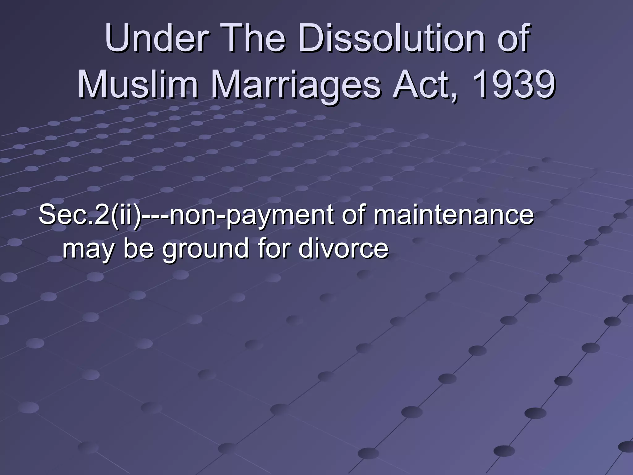 Maintenance.comparative family law | PPT | Divorce | Family and Relationships