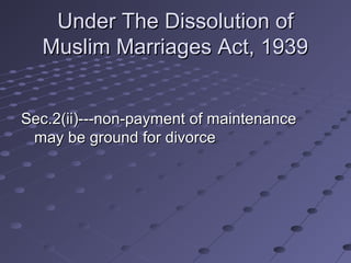 Maintenance.comparative family law | PPT | Divorce | Family and ...