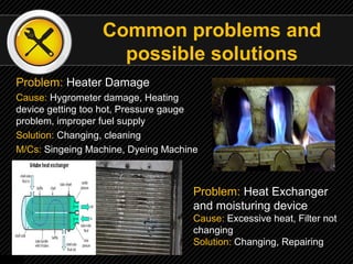 Machine Maintenance of Wet Processing Industry-Textile | PPT
