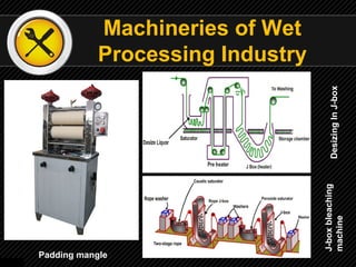 Machine Maintenance of Wet Processing Industry-Textile | PPT