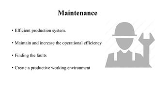 Production - Maintenance | PPT