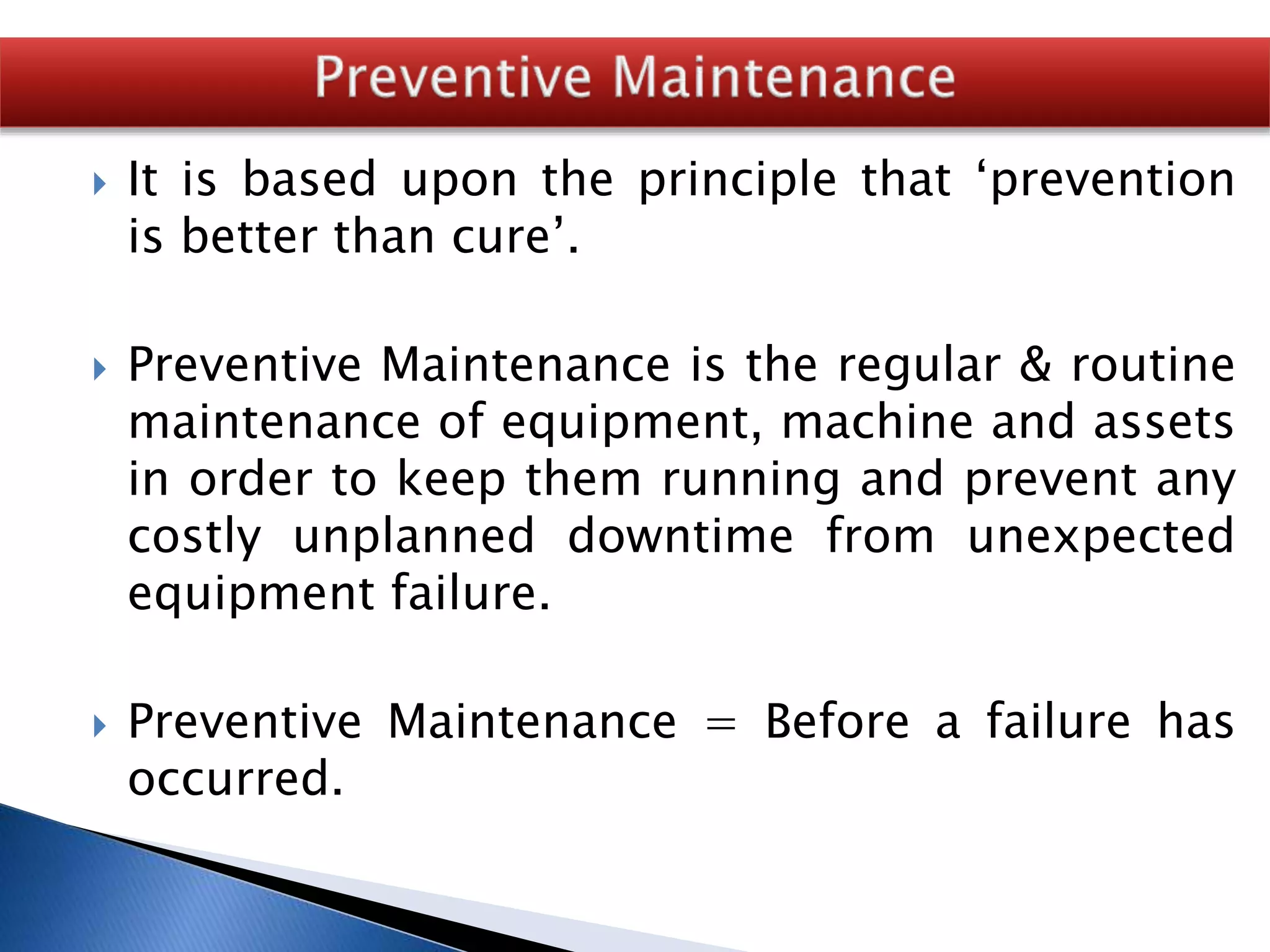 Basic Maintenance | PPTX