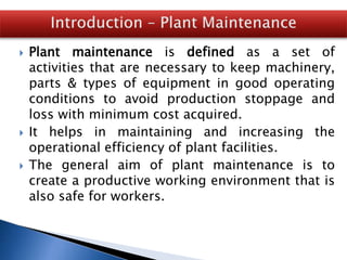 Basic Maintenance | PPTX
