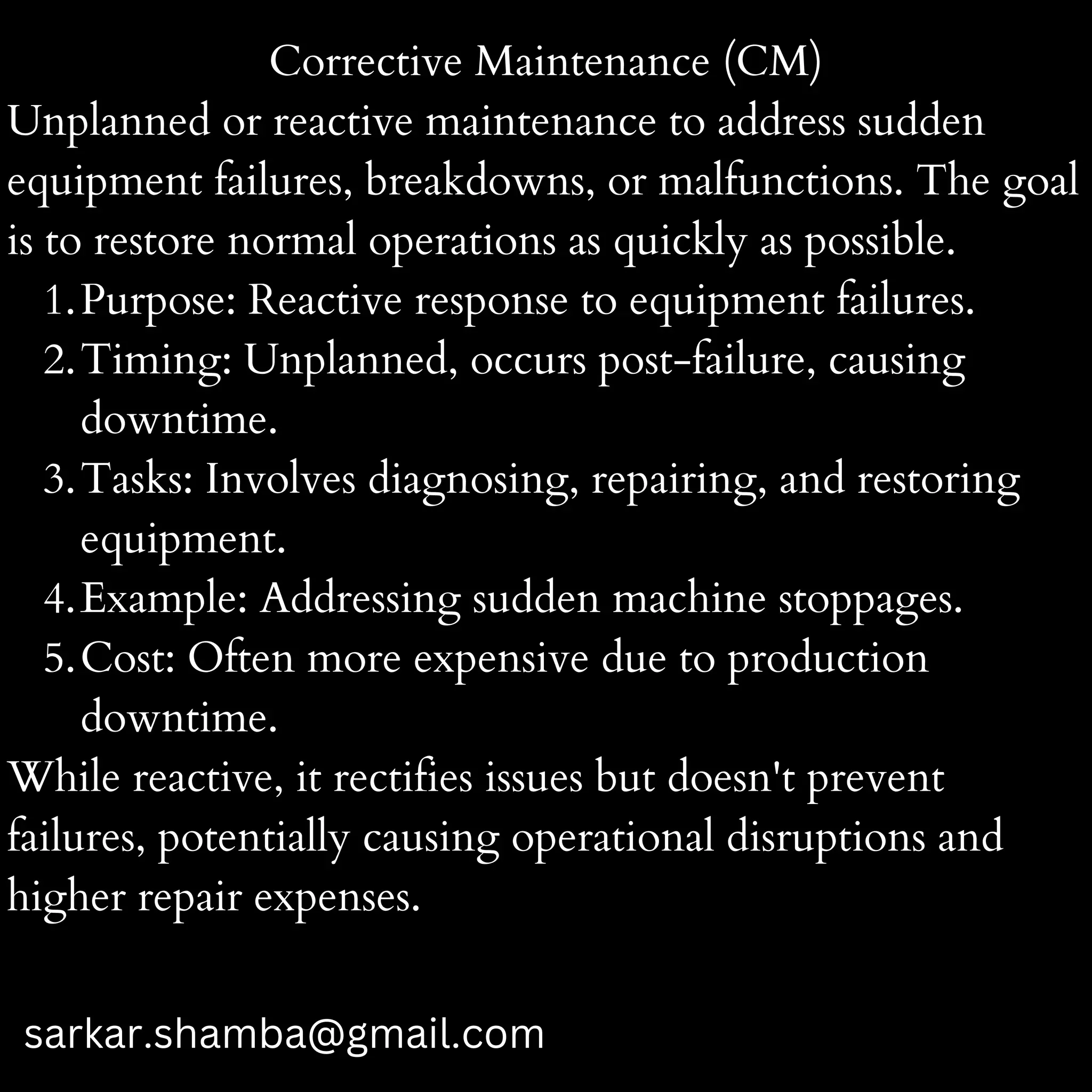 What is maintenance and types of maintenance | PDF | Business ...