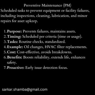 What is maintenance and types of maintenance | PDF