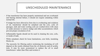 Maintenance in INSTALLATION AND MAINTENANCE OF ELECTRICAL EQUIPMENT | PPTX