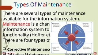 System maintenace , software maintenance | PPT