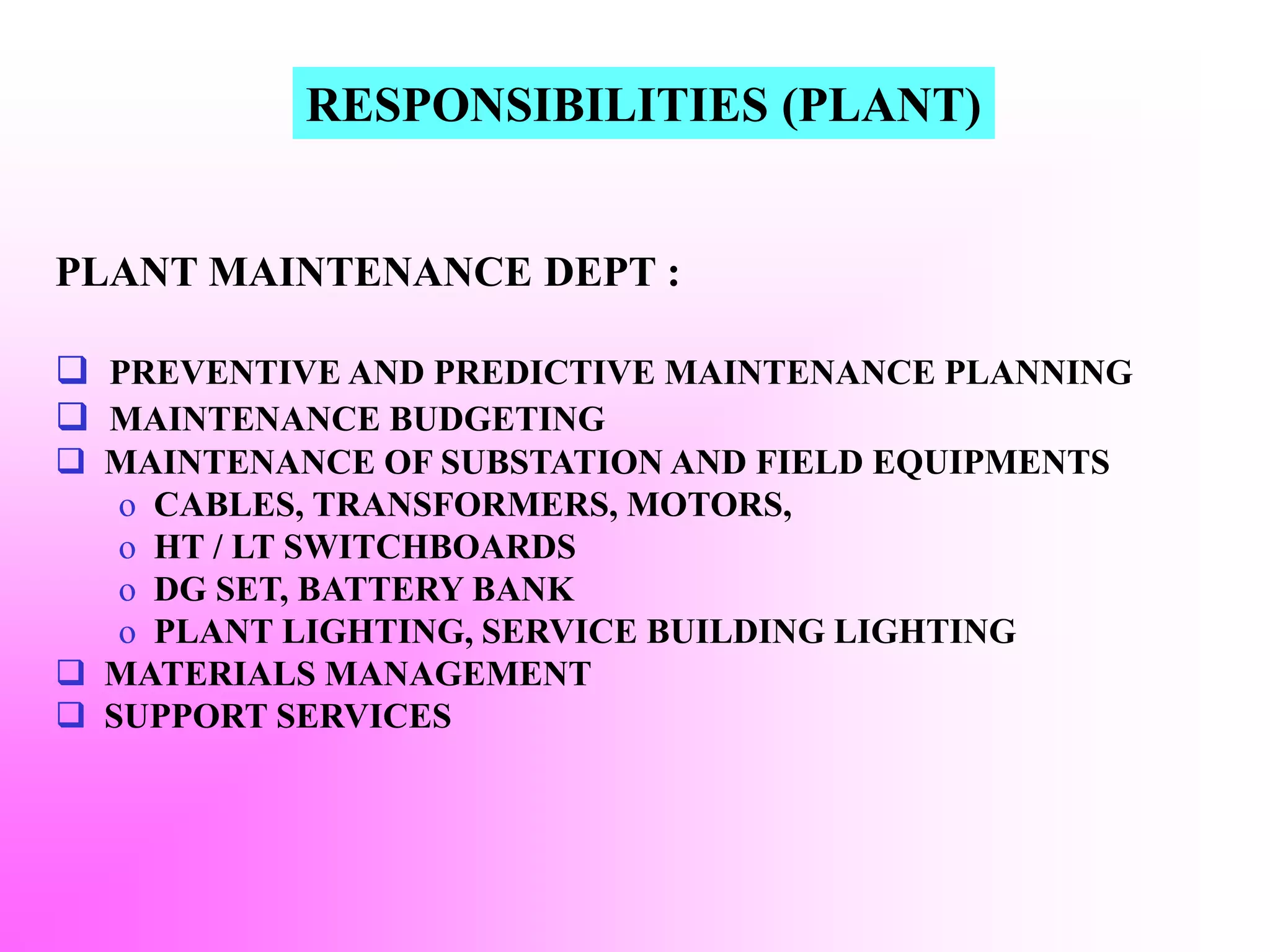 Basics of Electrical Engineering & Maintenance Practices | PPT