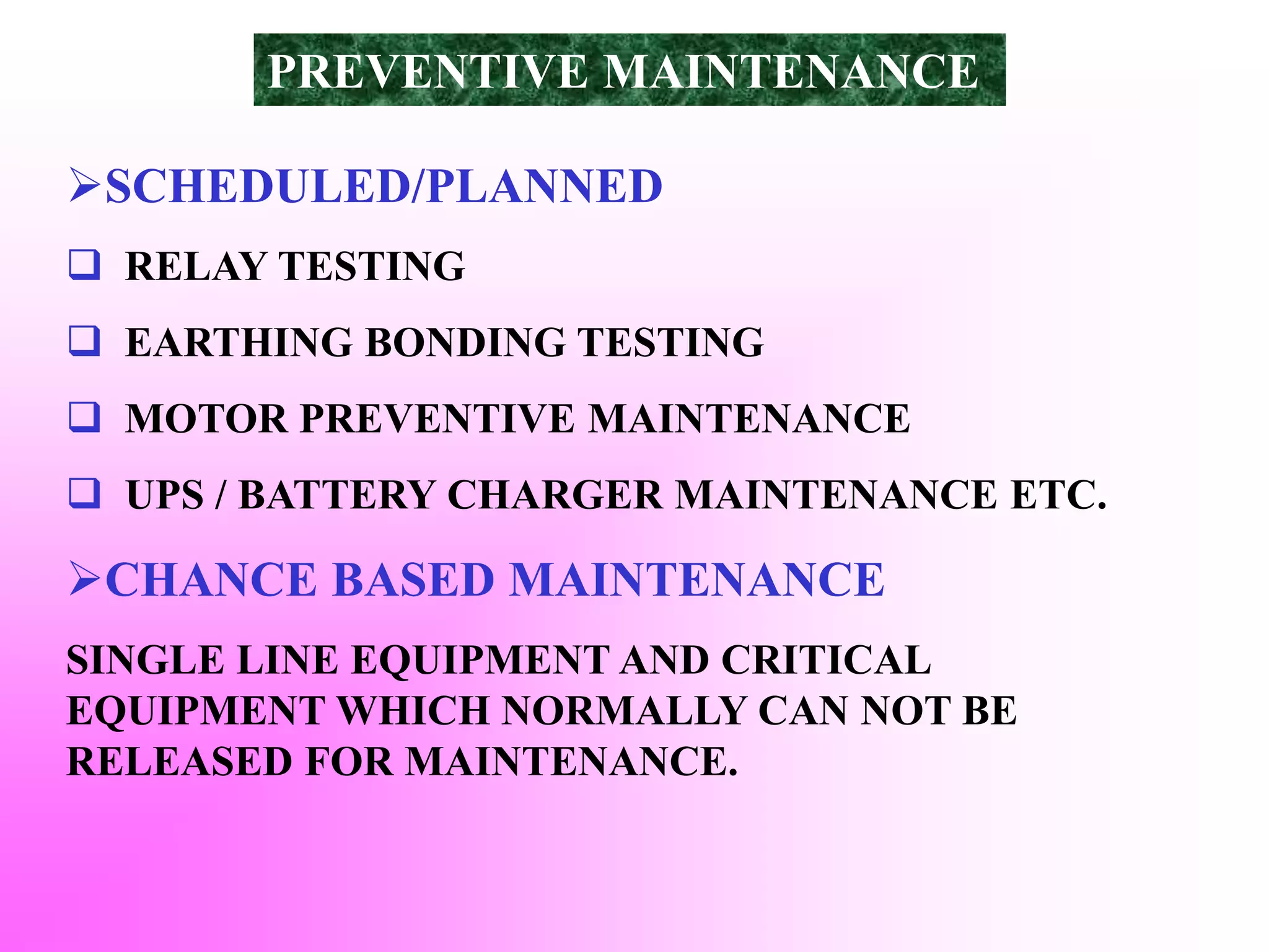 Basics of Electrical Engineering & Maintenance Practices | PPT