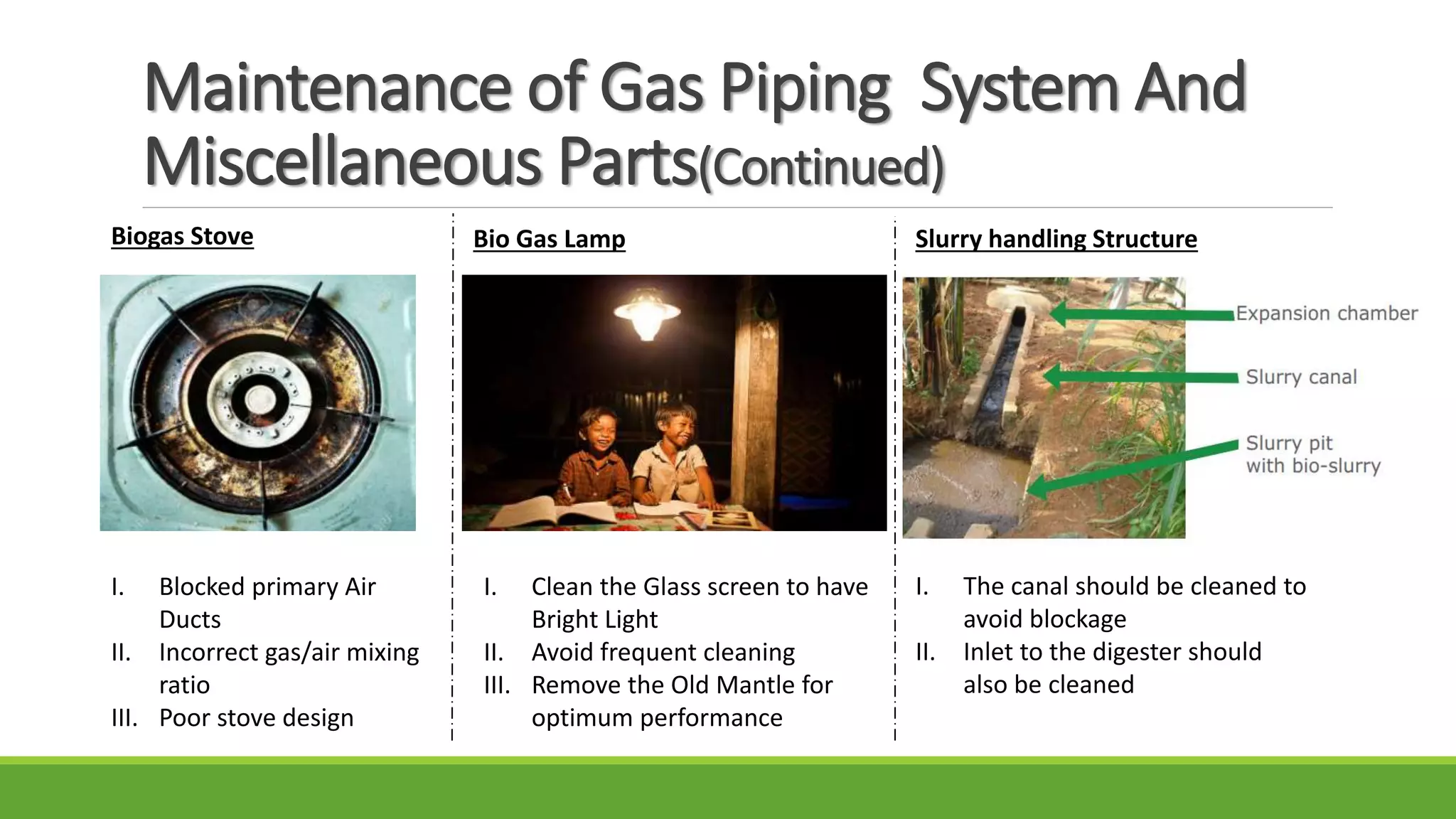 Maintenance of-biogas-plant | PPTX