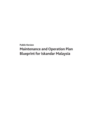 Maintenance operational-plan | PDF | Business | Business and Finance
