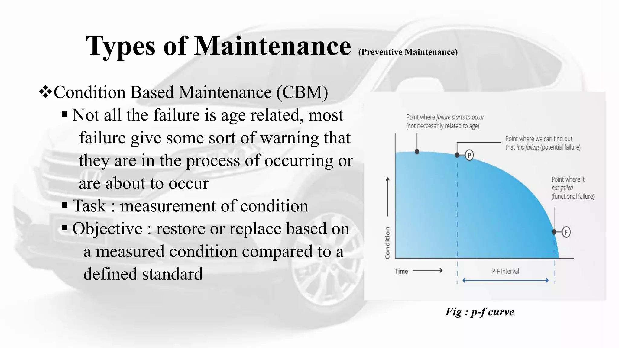 MAINTENANCE-TYPES-PLANS-AND-SCHEDULES-ON-4-WHEELED-CAR-1.pptx | Motor Insurance | Insurance