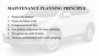 MAINTENANCE-TYPES-PLANS-AND-SCHEDULES-ON-4-WHEELED-CAR-1.pptx