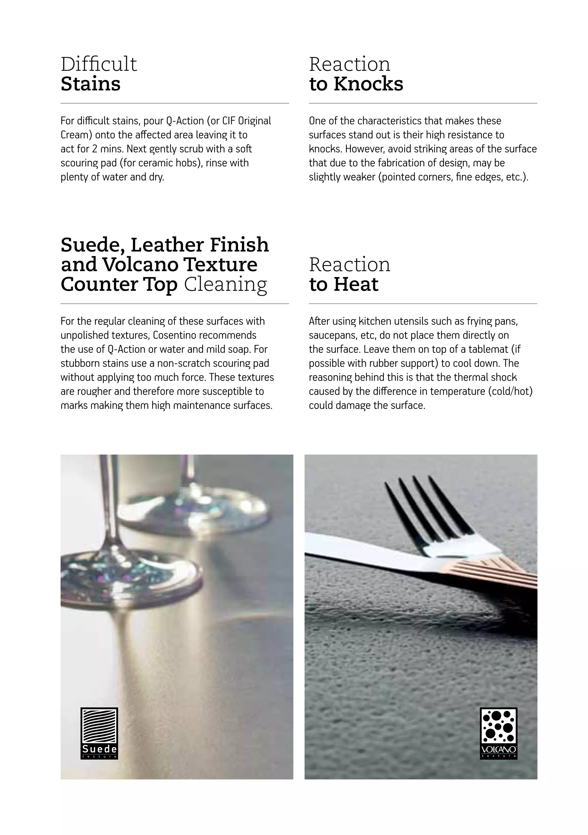 Silestone Maintenance use-en | PDF