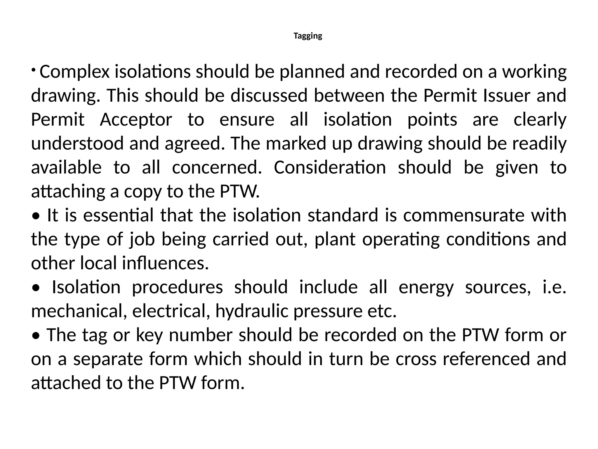 Maintenance - Work Permit Procedures, Self Permit, Permit on Phone ...