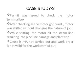 Maintenance - Work Permit Procedures, Self Permit, Permit on Phone ...