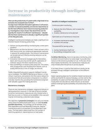 Maintenance 2sp | PDF