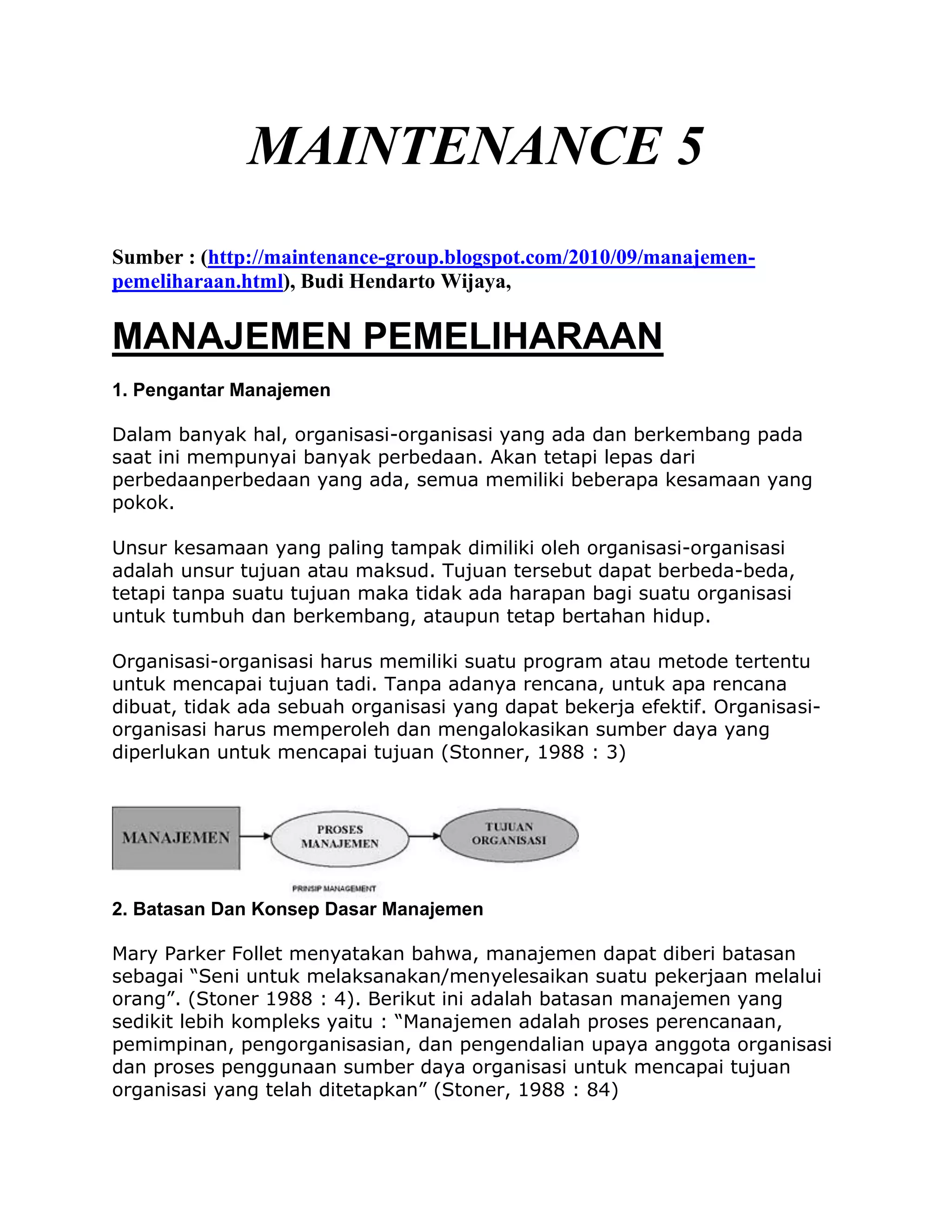 Maintenance 5 | PDF
