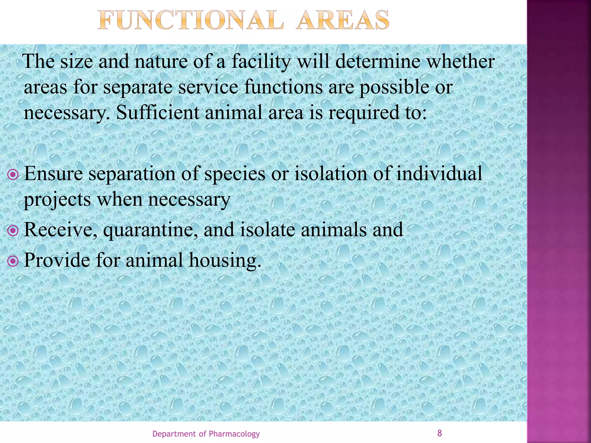 Maintenance and breeding of laboratory animals | PPTX