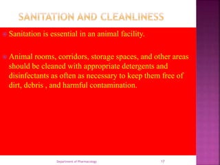 Maintenance and breeding of laboratory animals | PPTX