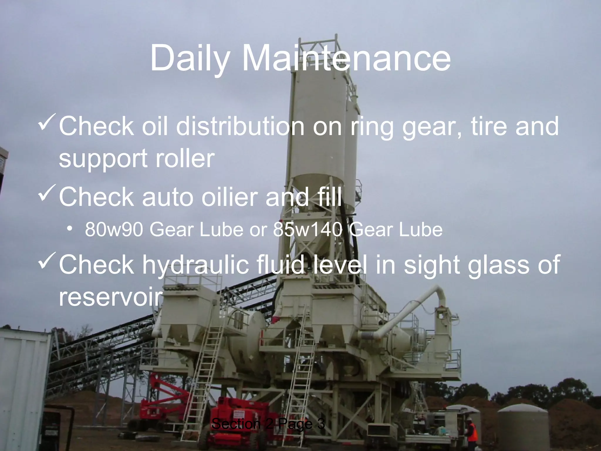 Maintenance and Fluids | PPT