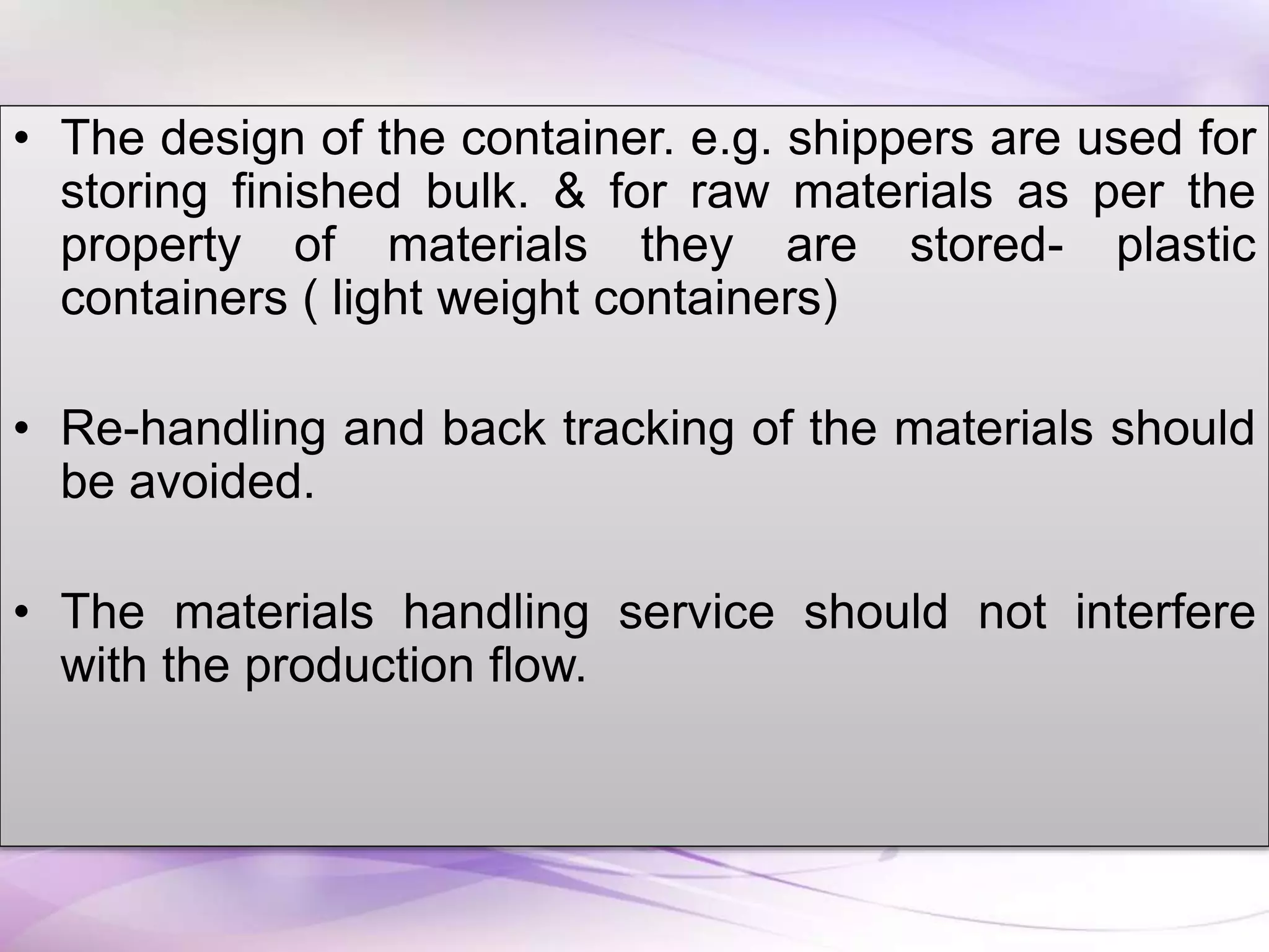 Maintenance and material handling methods (1) | PPTX