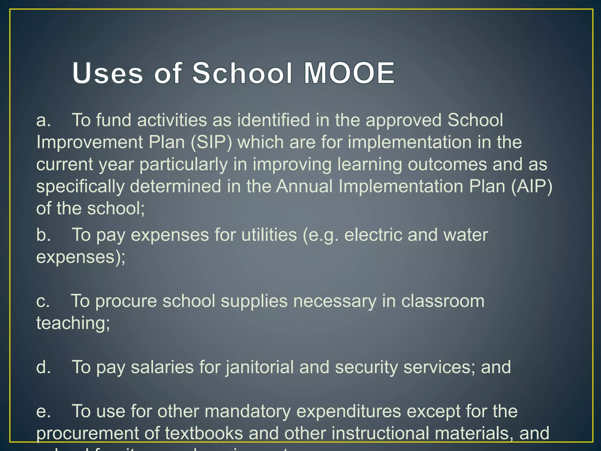 Maintenance and other operating expenses | PPTX