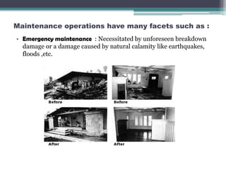 Maintenance and repair of buildings. | PPTX