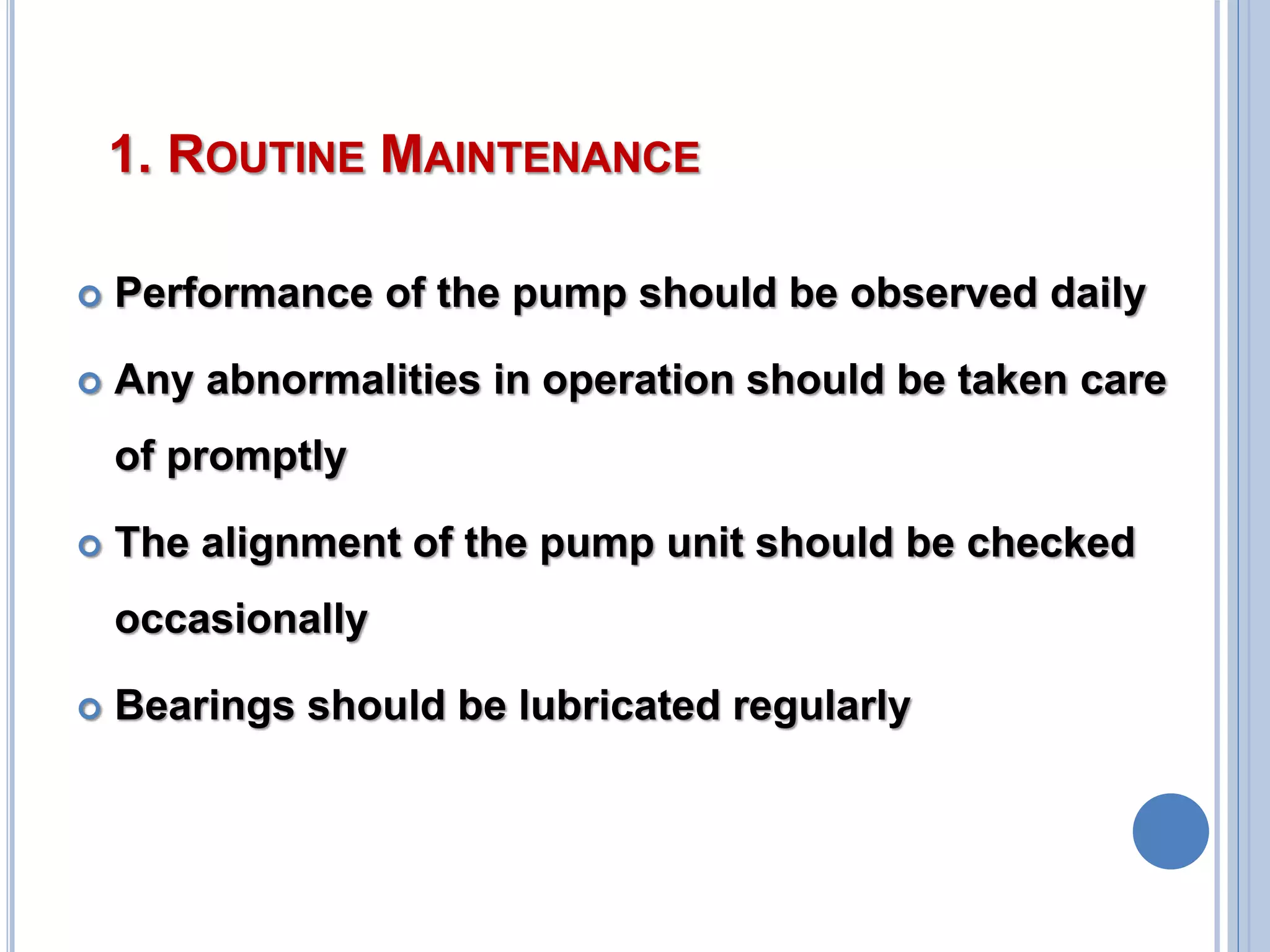 MAINTENANCE AND TROUBLESHOOTING OF CENTRIFUGAL PUMPS | PPTX