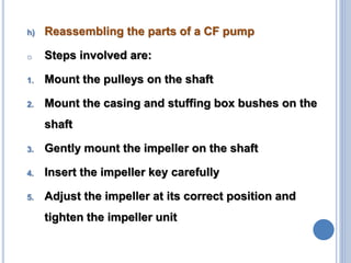 MAINTENANCE AND TROUBLESHOOTING OF CENTRIFUGAL PUMPS | PPTX