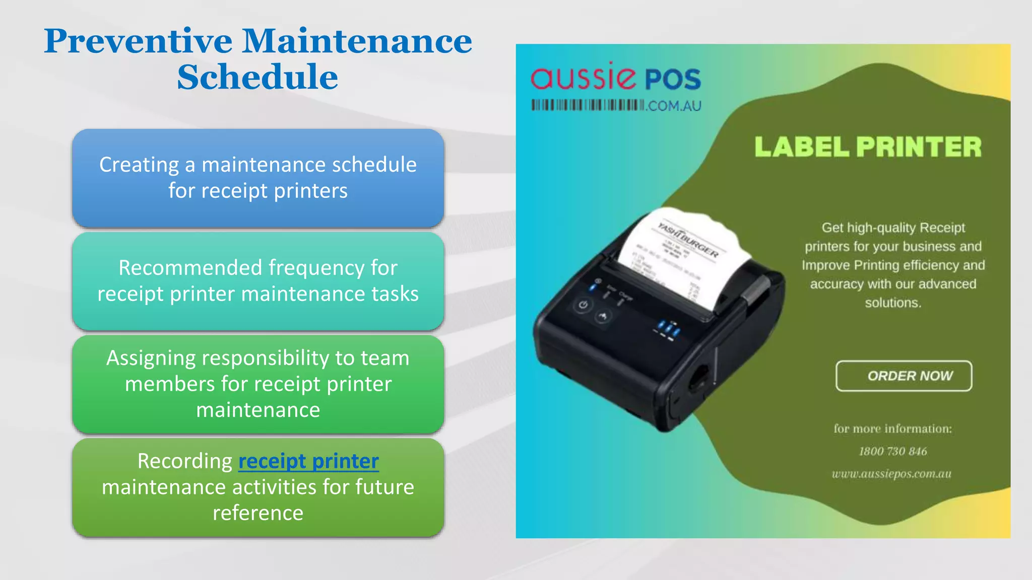 Maintenance and Troubleshooting Tips for Receipt Printers | PPT