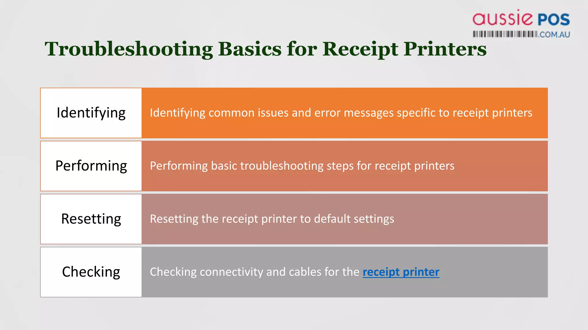 Maintenance and Troubleshooting Tips for Receipt Printers | PPT