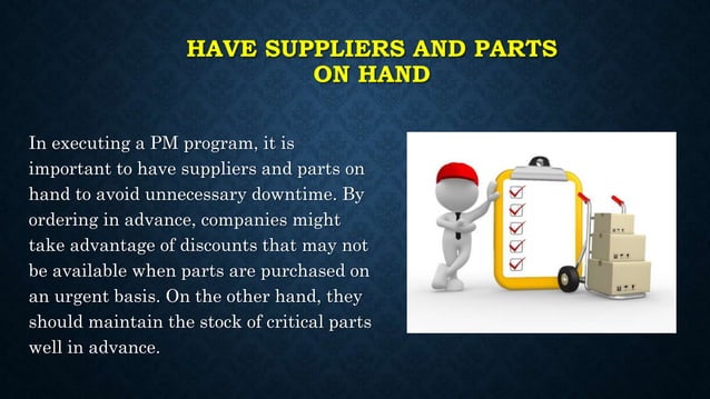 Maintenance best practices | PPT