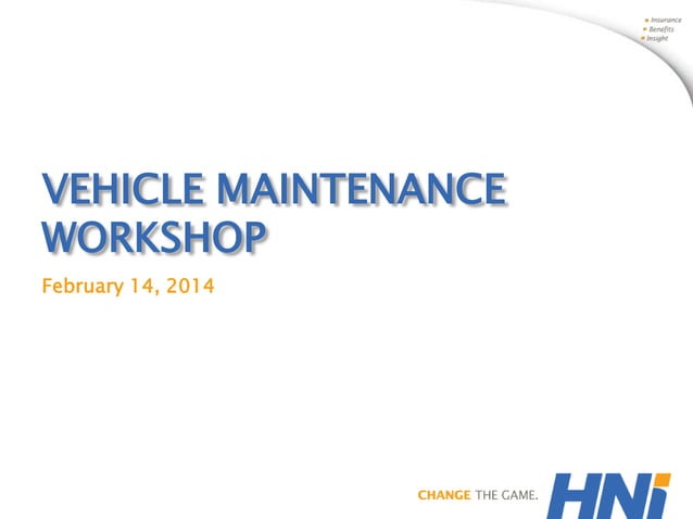 Does Your Vehicle Maintenance Program Measure Up? | PPT