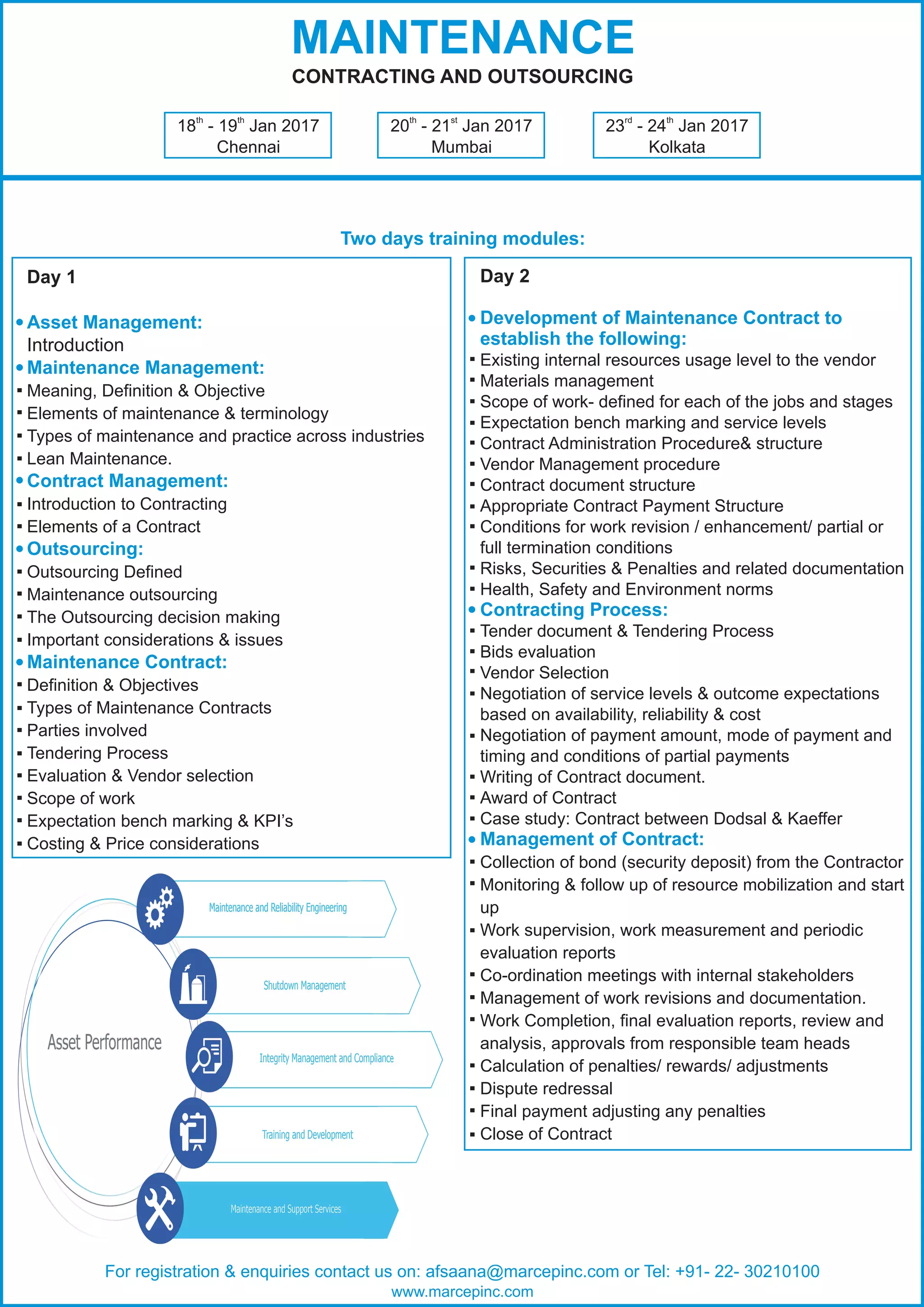 Maintenance contracting & outsourcing | PDF