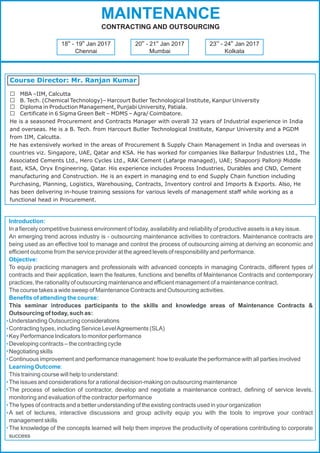 Maintenance contracting & outsourcing | PDF
