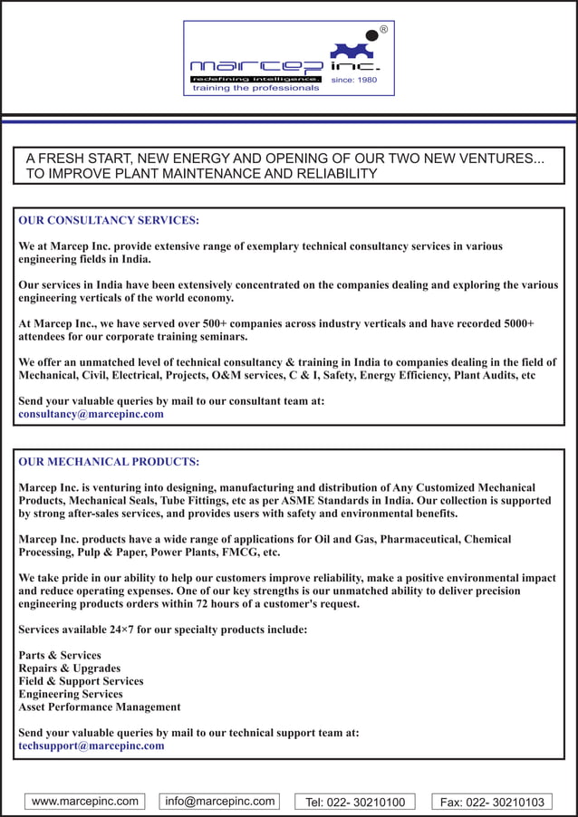 Maintenance contracting & outsourcing | PDF